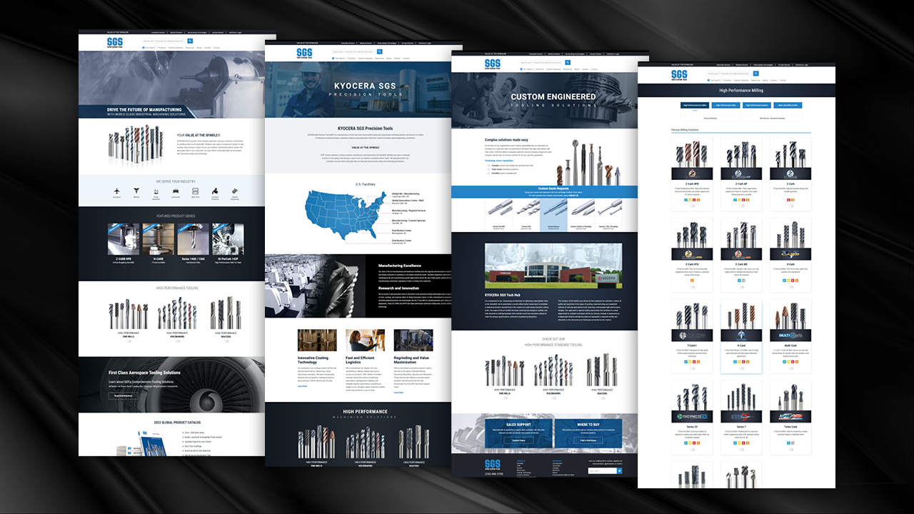 KYOCERA SGS Precision Tools Announces a New Website